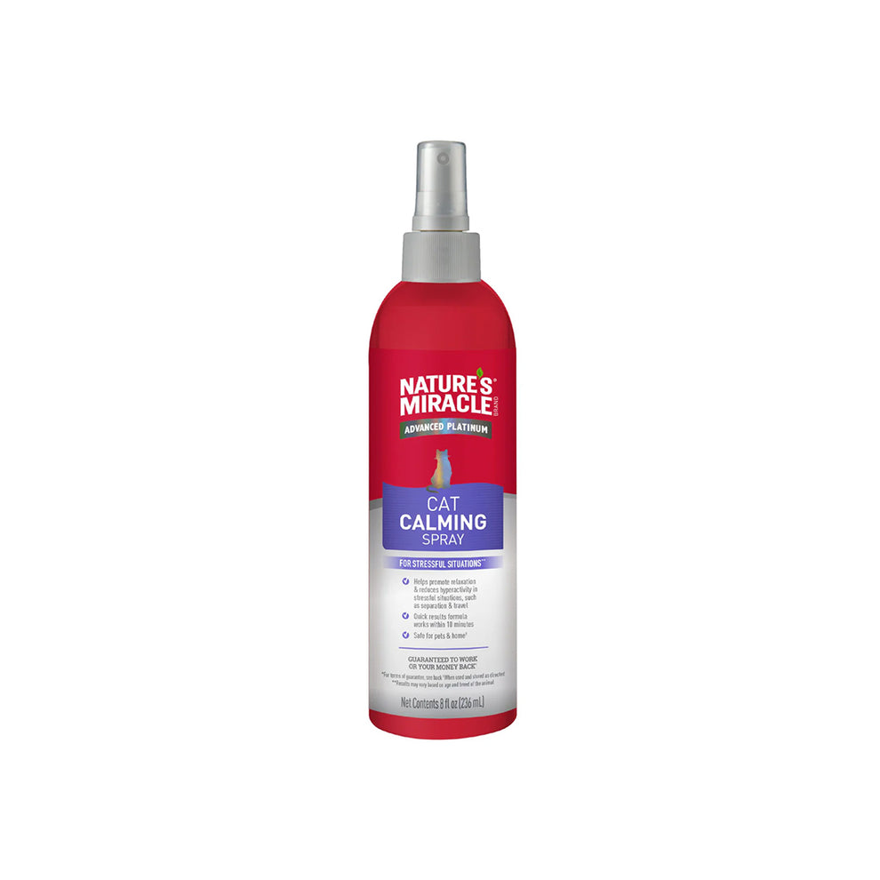 NATURE'S MIRACLE Advanced Platinum Calming Spray for Cats 236ml – Petso
