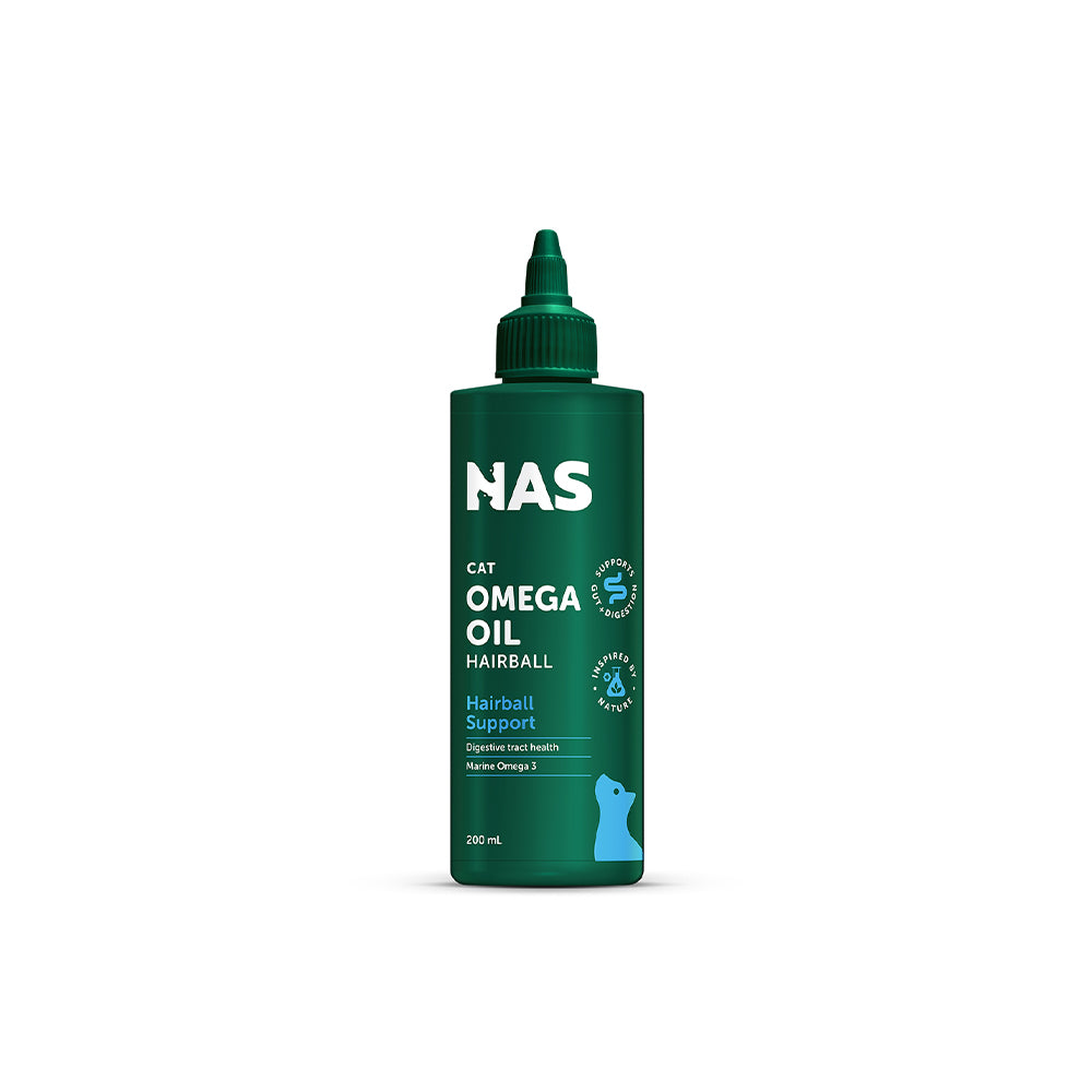 NAS NATURAL ANIMAL SOLUTIONS Omega Oil Hairball For Cats 200mL | Petso