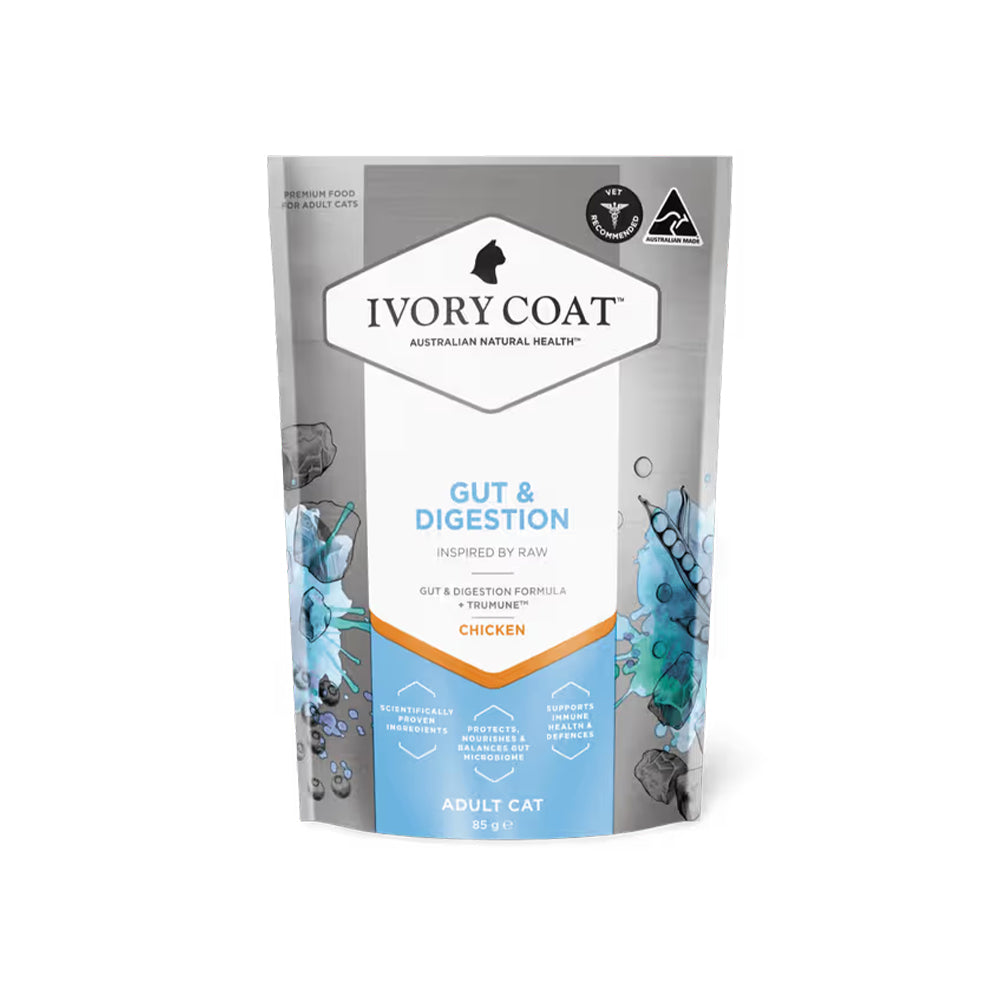 IVORY COAT Inspired By Raw Gut & Digestion Wet Cat Food | Petso Au