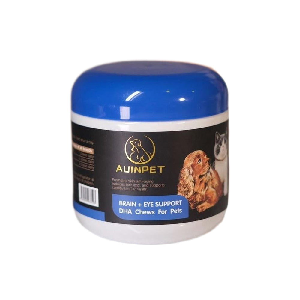 AUINPET Brain + Eye Support DHA Chews For Dogs & Cats 180g – Petso