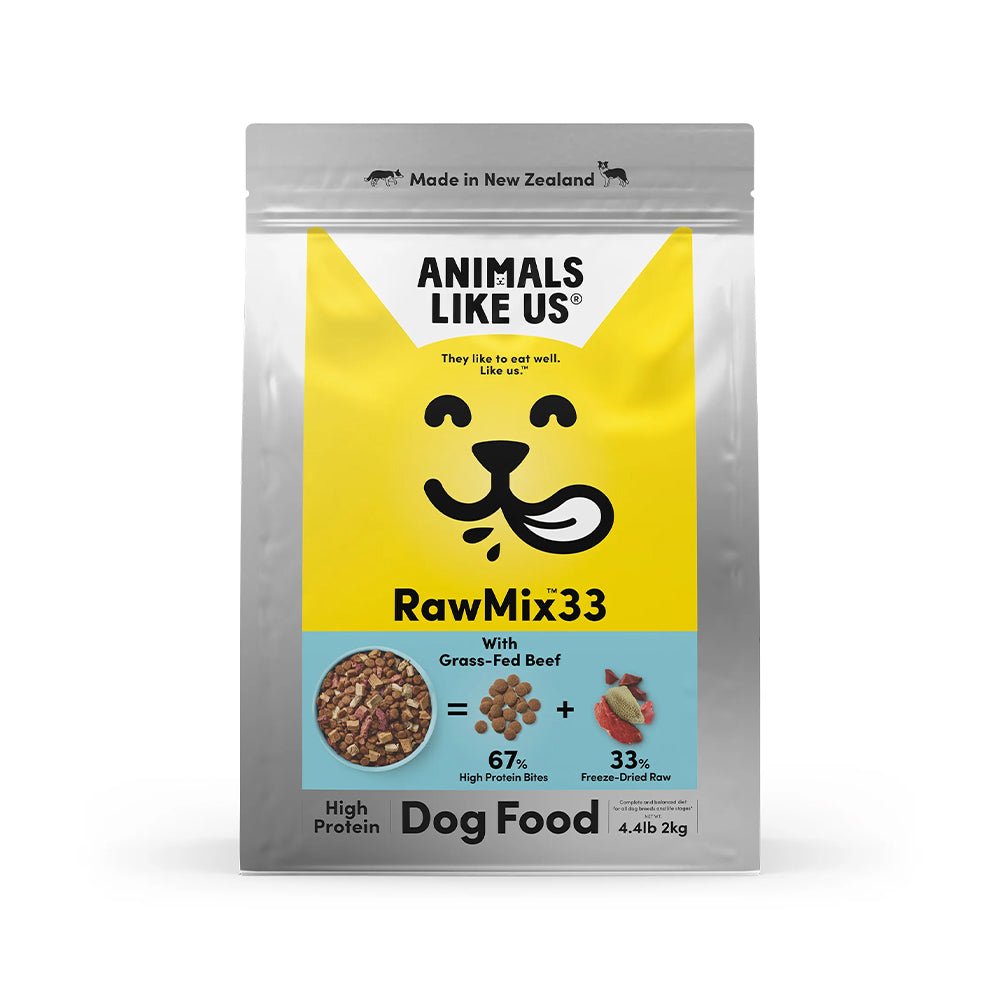ANIMALS LIKE US Raw Mix 33 Grass Fed Beef Freeze Dried Dog Food 2kg – Petso