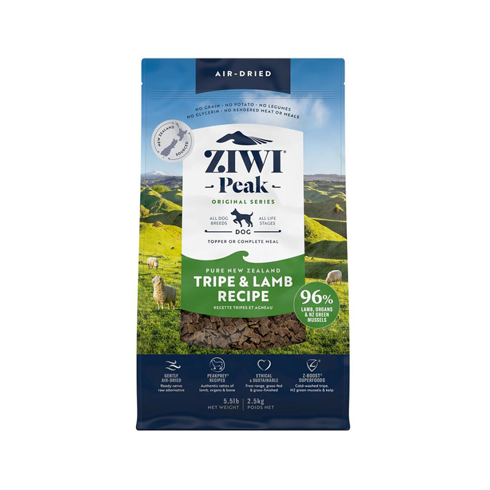 ZIWI Peak Tripe & Lamb Recipe Air Dried Dog Food | Dry Dog Food | Petso Au