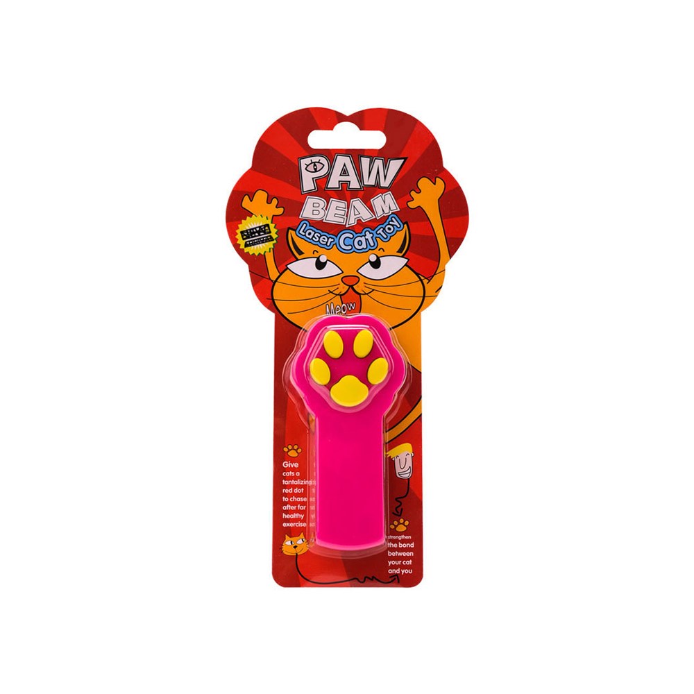 PAW BEAM Pink Paw Laser Pointer Cat Toy | Petso Au