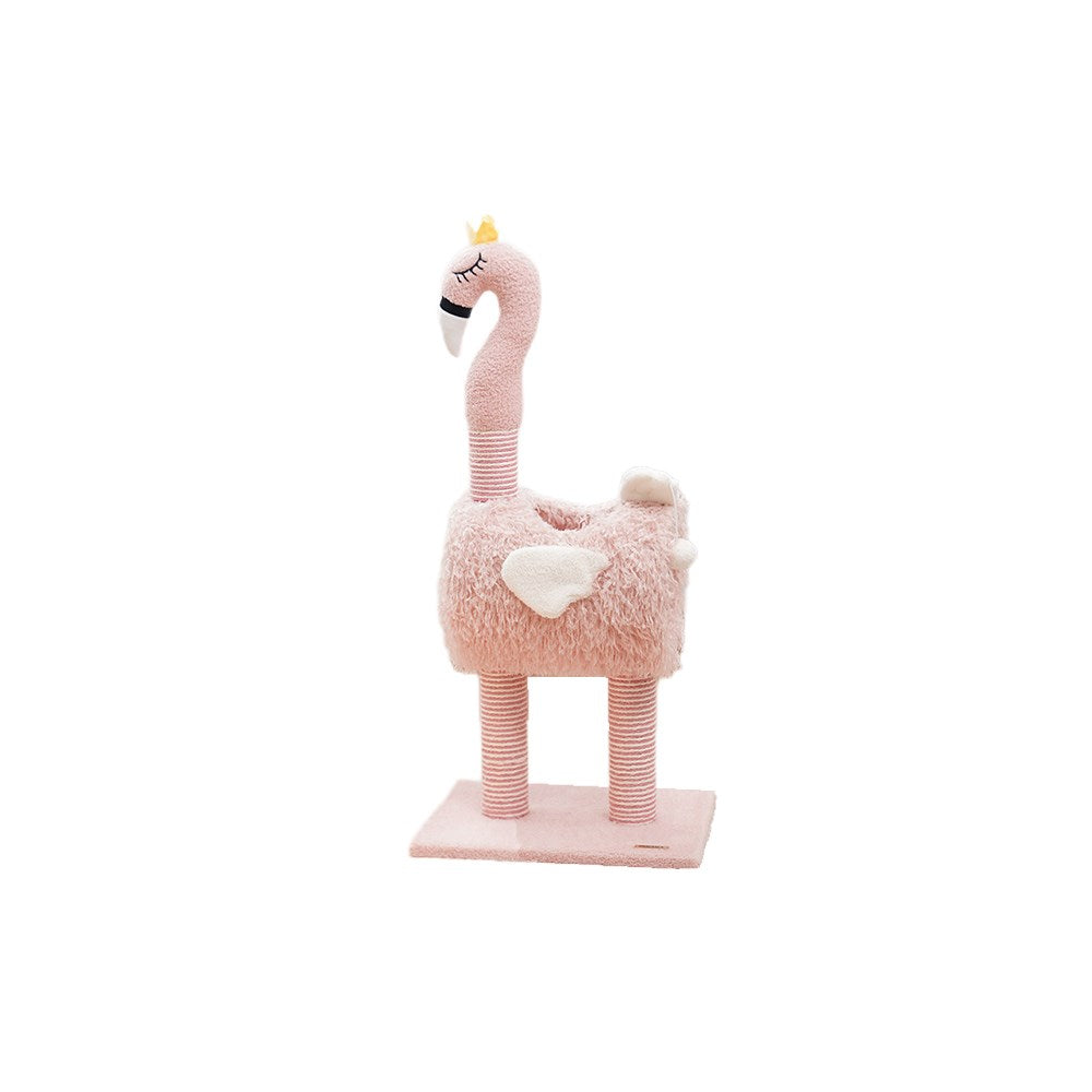 Flamingo Sisal Cat Scratching Post - Premium Cat Tree with Nest | Petso