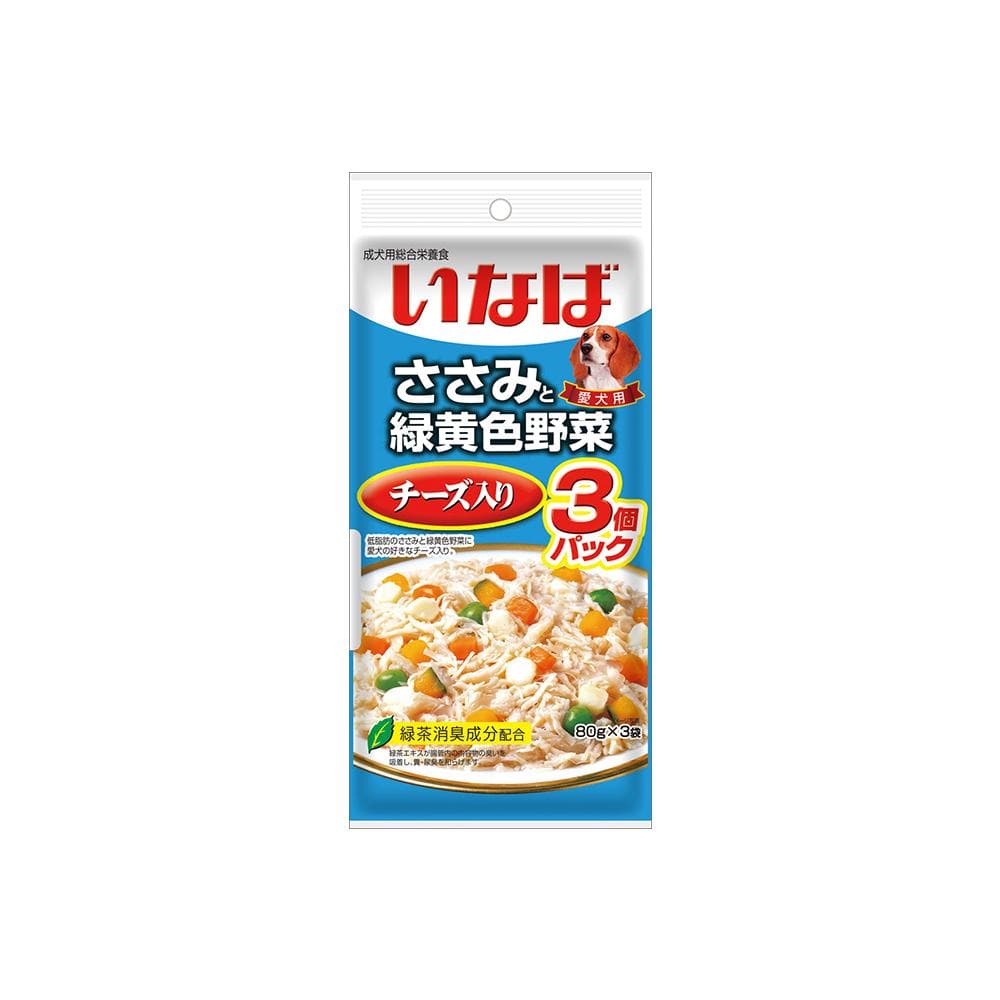 CIAO Chicken Fillet, Cheese & Vegetables 3x60g | Dog Treats | Petso Au