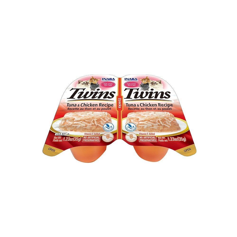 INABA Twins Tuna & Chicken Recipe Cat Treats 2x35g | Petso Au