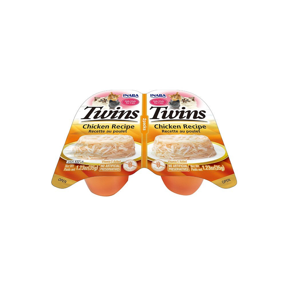 INABA Twin Cups Chicken Recipe Jelly Cat Treats 2x35g | Petso Au