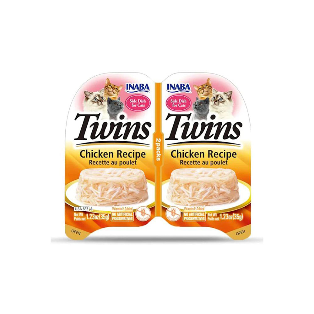 INABA Twin Cups Chicken Recipe Jelly Cat Treats 2x35g | Petso Au
